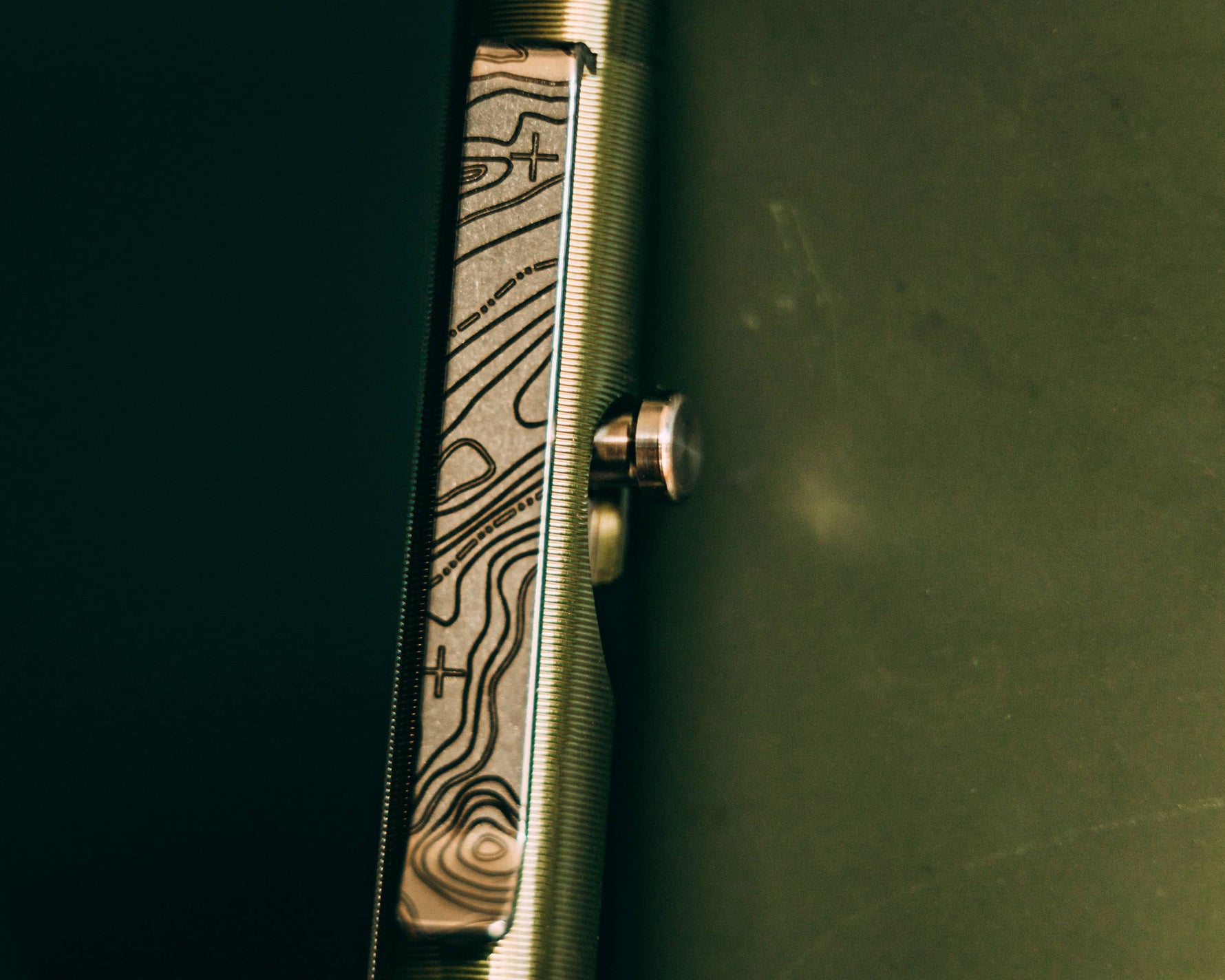 Tactile Turn Bolt Action Pen — Green Topo Exclusive | Carry Commission