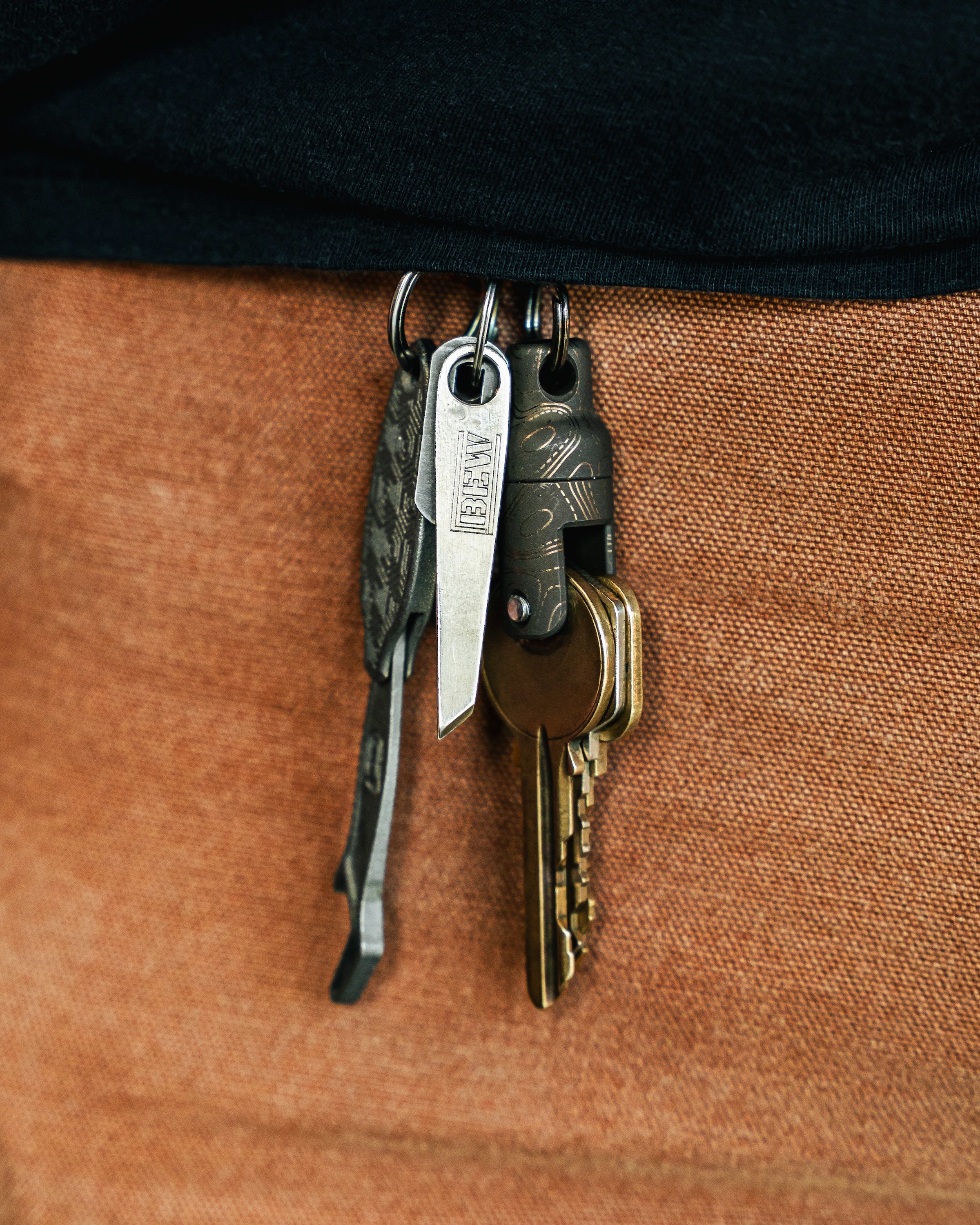 Carry Commission x Urban Carvers Ti Keyper MQR – Bronze Topo Magnetic ...