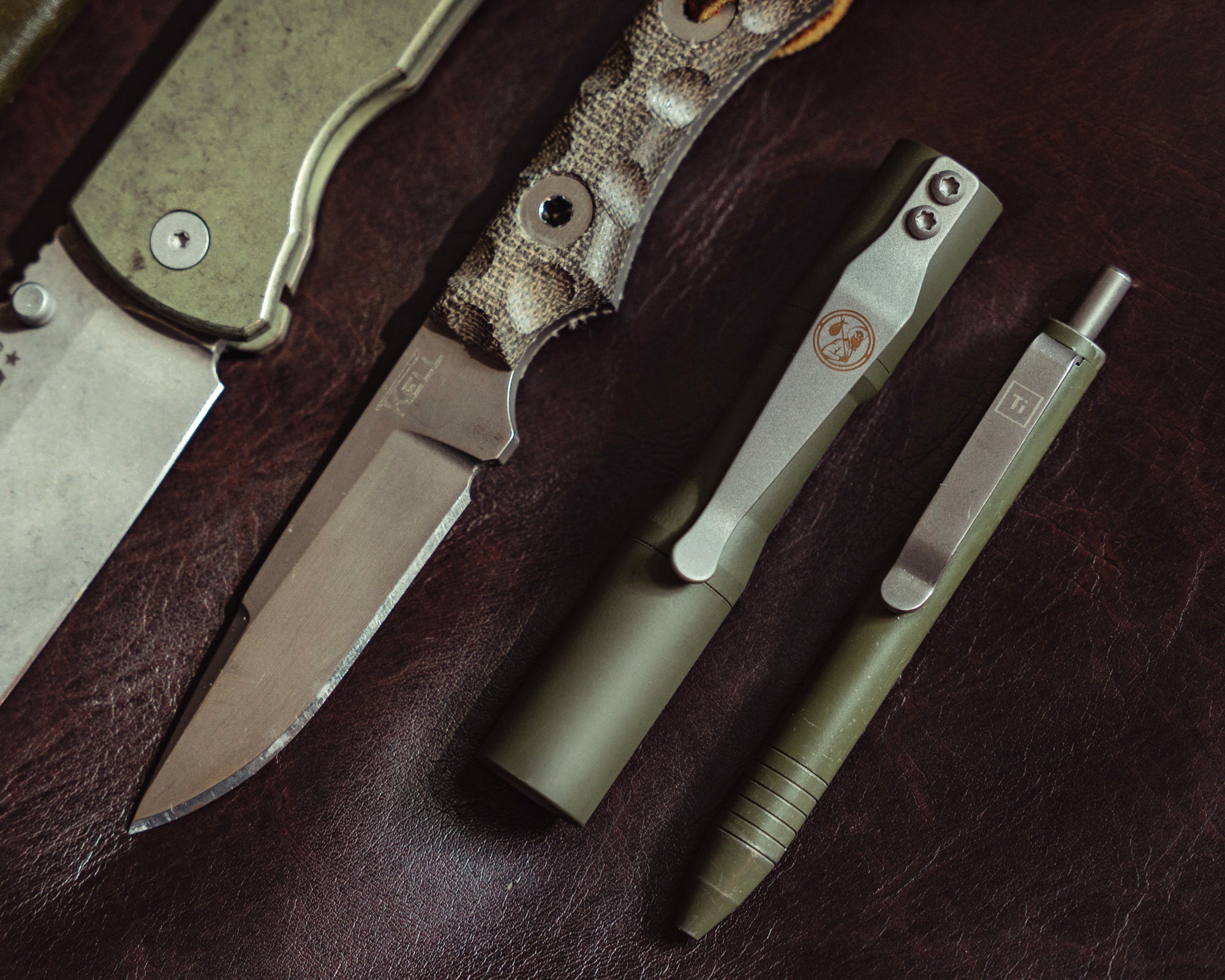 Micro Arcadian Aluminum OD Green Click – Carry Commission