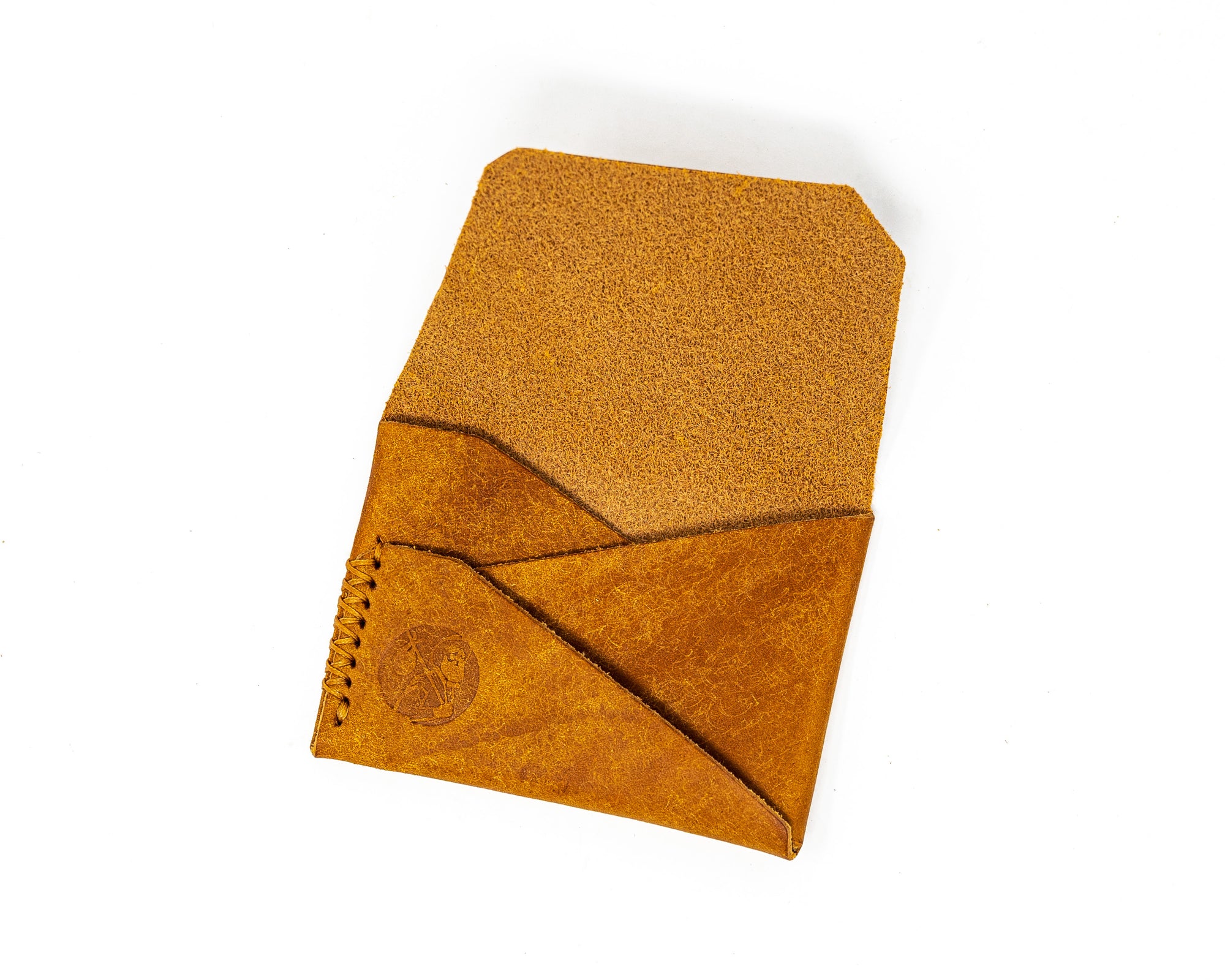 Open Sea Leather Gun Deck Mini — Pueblo Leather Minimalist Wallet ...