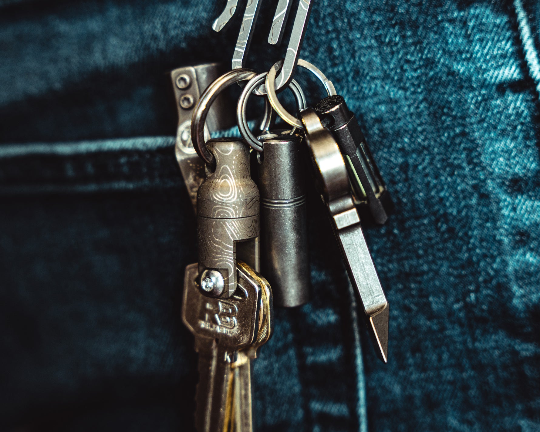 Carry Commission x Urban Carvers Ti Keyper MQR – Bronze Topo Magnetic ...